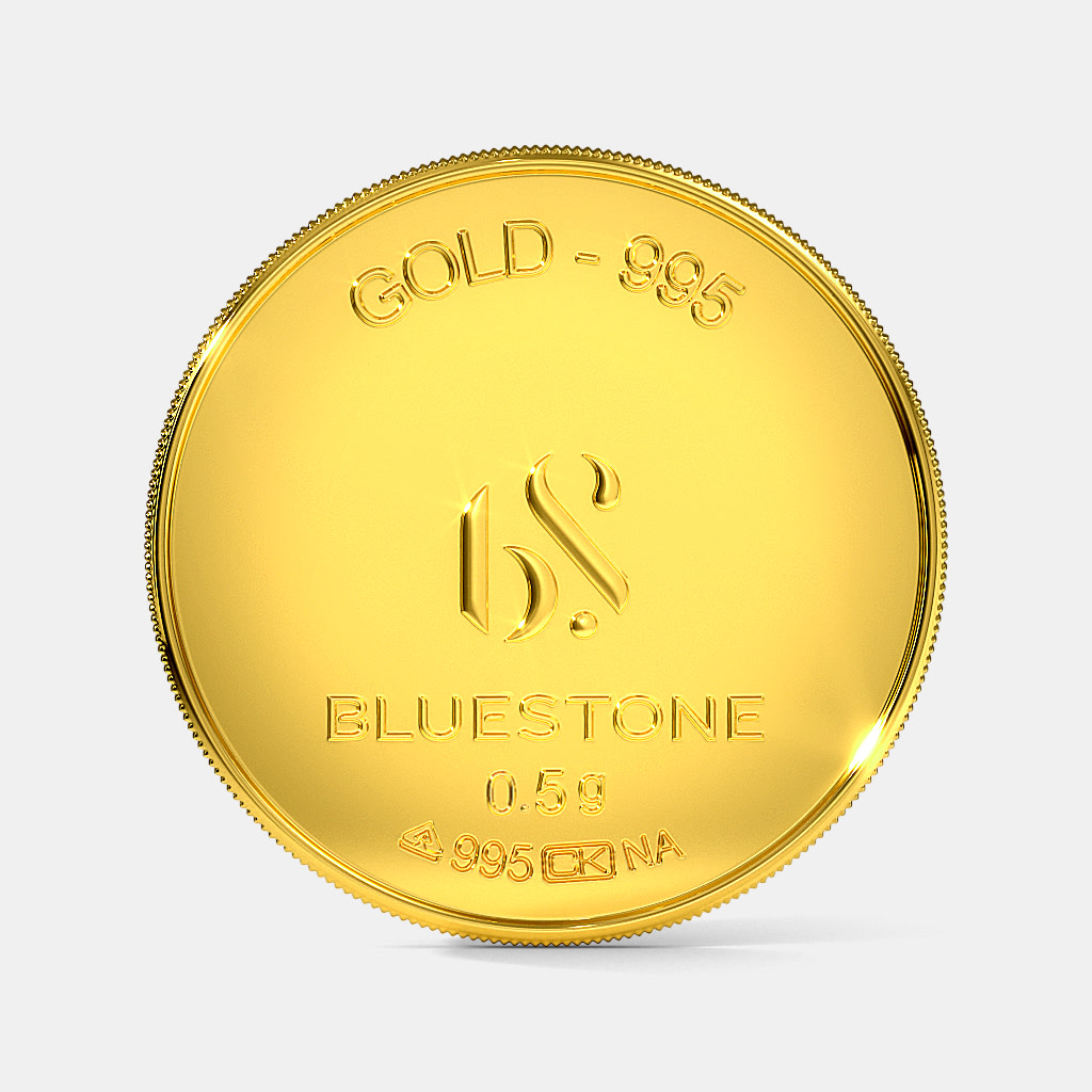 500 Milligram 24 KT Gold Coin BlueStone