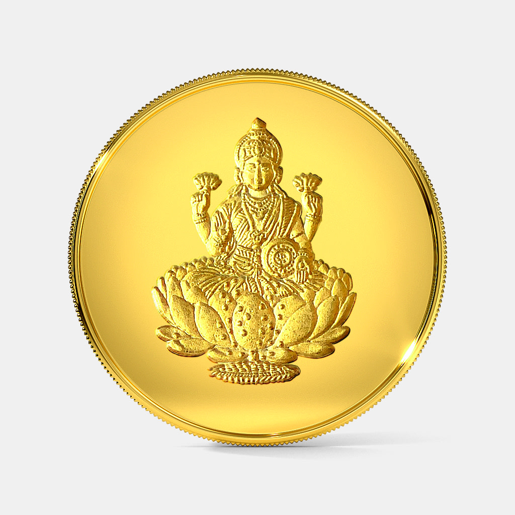 5 Gram 24 KT Lakshmi Gold Coin BlueStone 5 Gram 24 KT Lakshmi Gold Coin BlueStone
