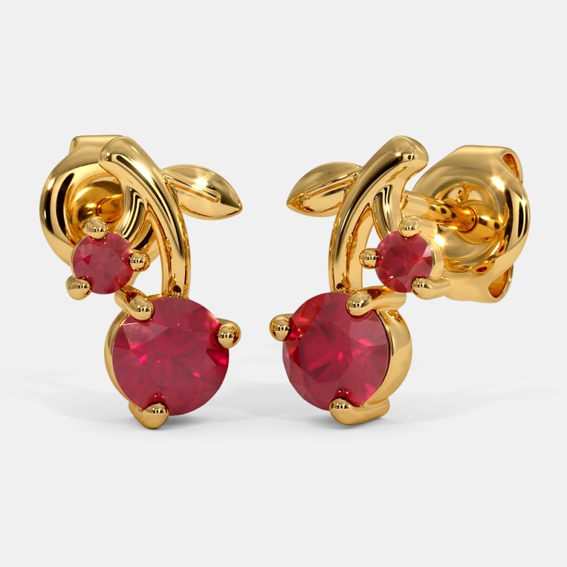 ruby stone earrings under ₹ 5000