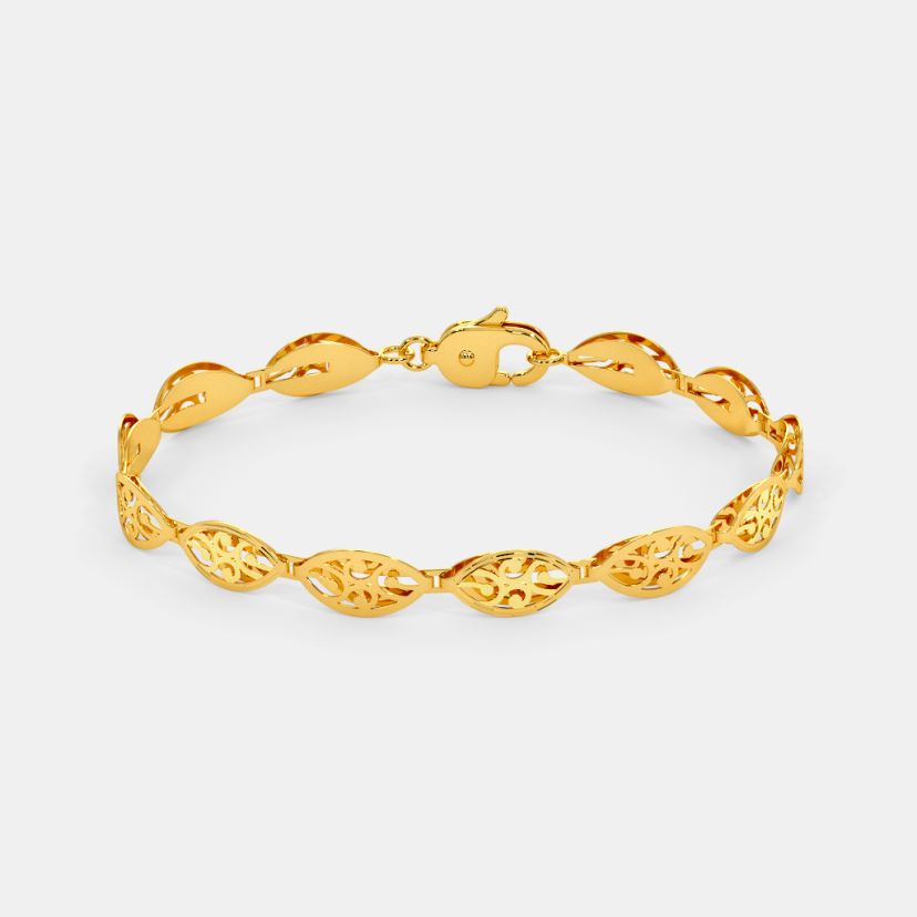 Plain gold bracelets for womens store