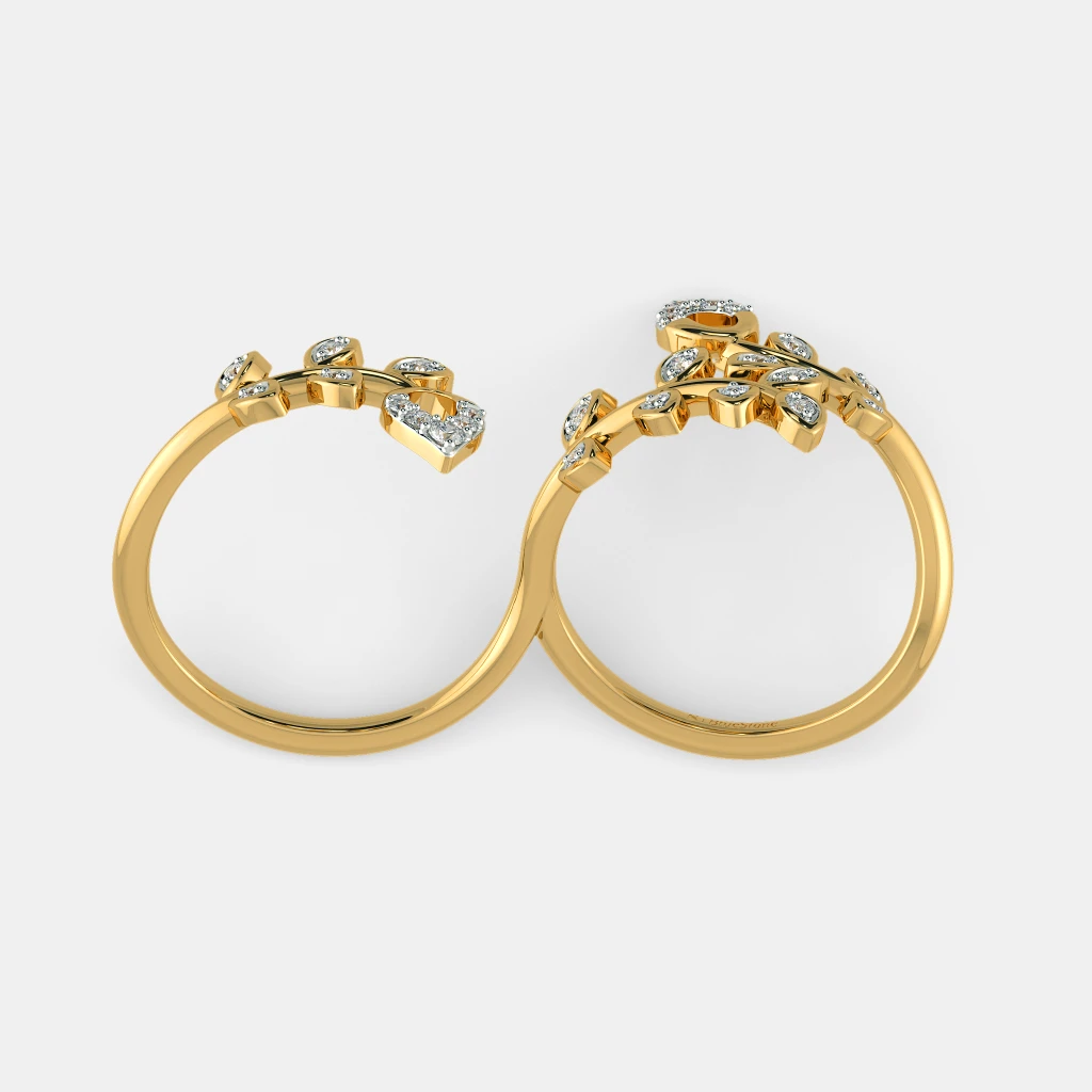 The Irrina Two Finger Ring | BlueStone.com