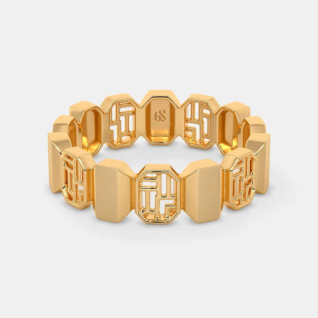 The Alternating Band Ring | BlueStone.com