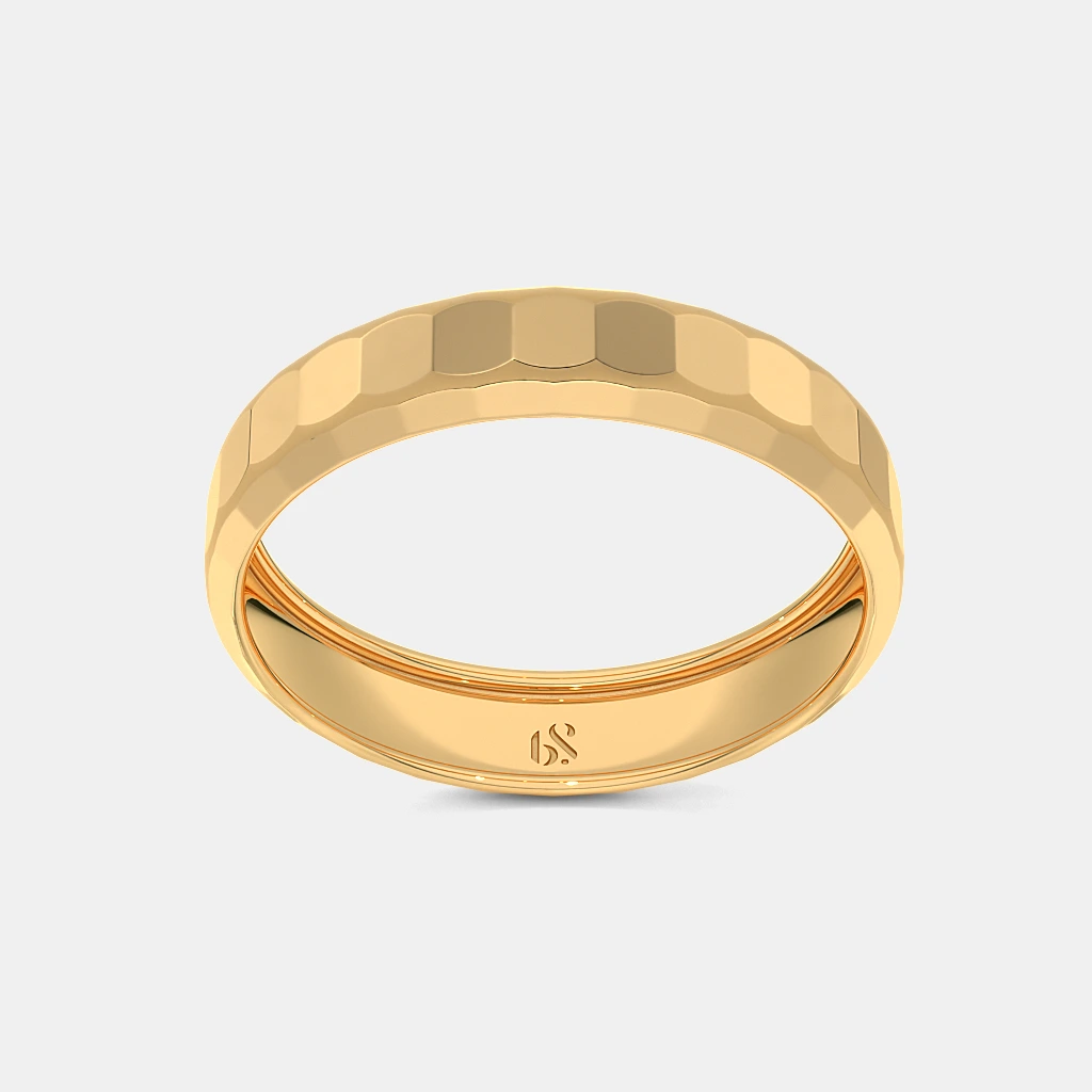 The Barke Textured Band Ring For Him | BlueStone.com