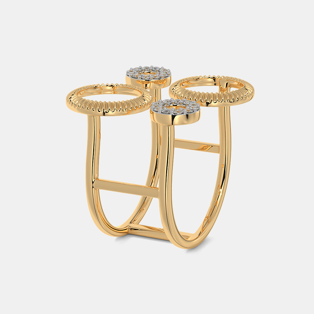 The Core Round Leaf Ring | BlueStone.com