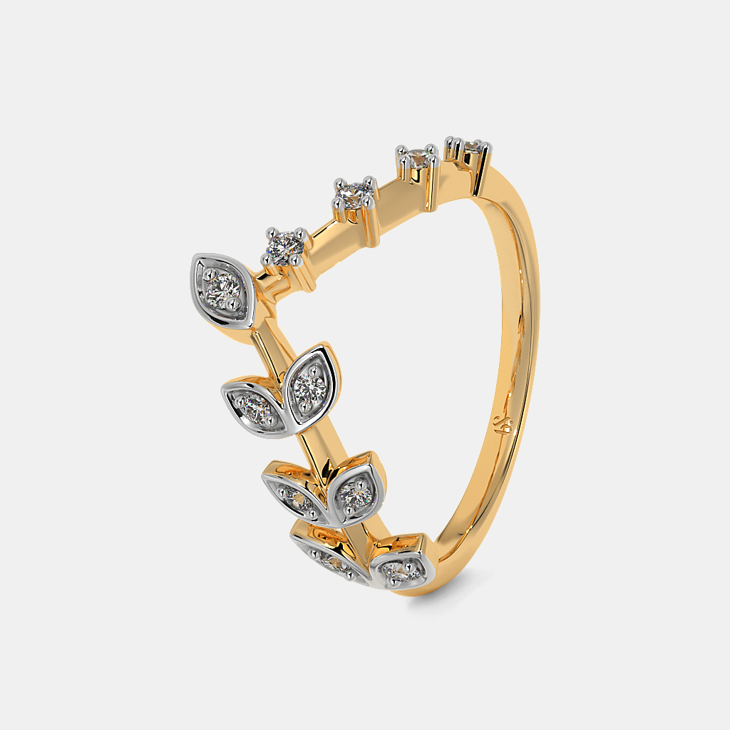 The Osanne Chevron Ring | BlueStone.com