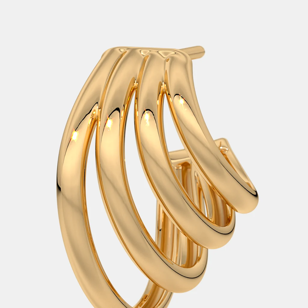 The Tiered Hoop Earrings | BlueStone.com