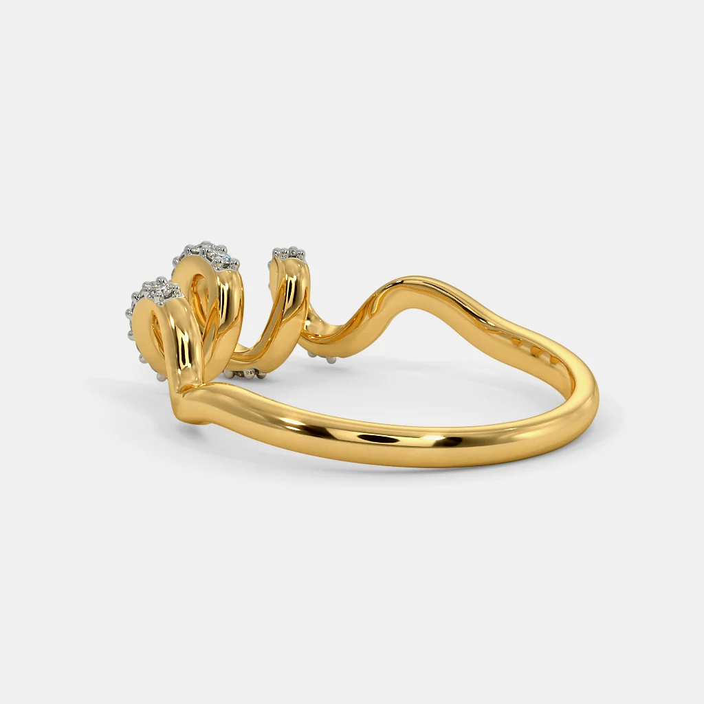 The Rhythmic Ribbon Ring | BlueStone.com