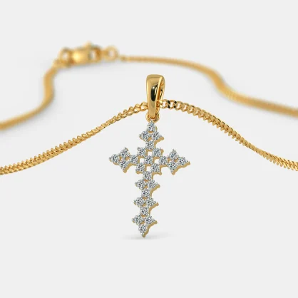 The Adley Cross Pendant | BlueStone.com