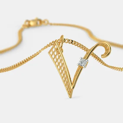 The Vibrant V Pendant | BlueStone.com