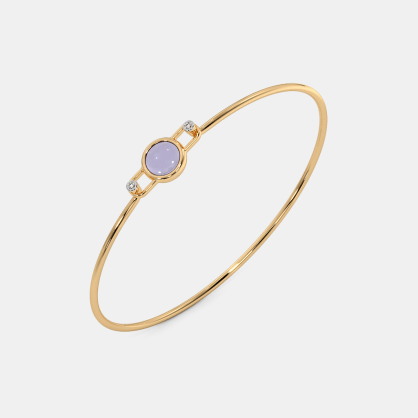 The Mauve Toggle Bangle | BlueStone.com