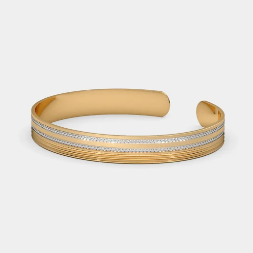 Buy Men's Gold Bangles Designs Online | BlueStone.com - India's #1 ...