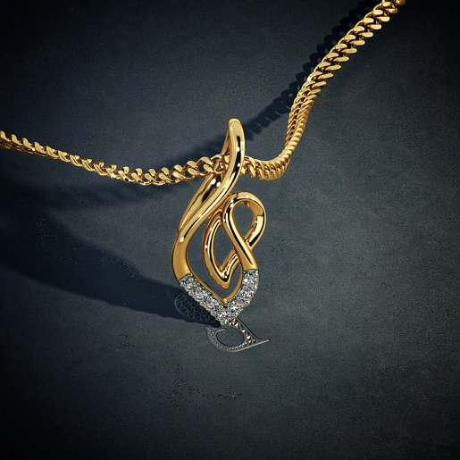 Buy 750+ Women's Gold Pendants Designs Online | BlueStone.com - India's ...
