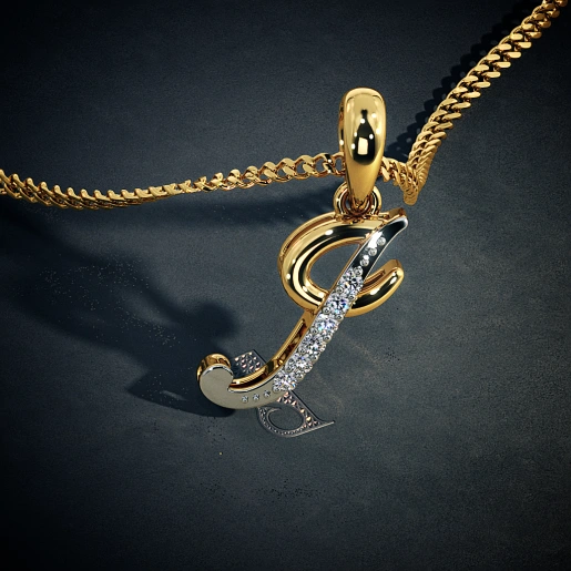 Buy 50+ Gold Alphabet Pendants Designs Online | BlueStone.com - India's ...