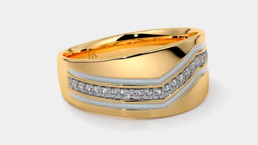 Buy Men's Gold Wedding Rings Designs Online | BlueStone.com - India's ...