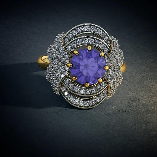 Buy 50+ Cocktail Rings Designs Online | BlueStone.com - India's #1 Online Jewellery Brand